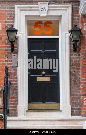 55 Tufton Street, Westminster, London Stock Photo - Alamy