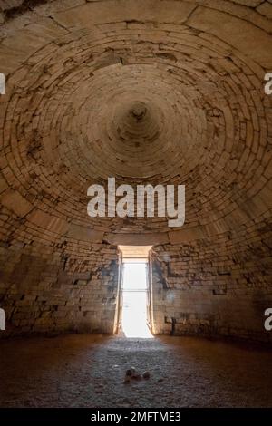 Tholos Tomb, Tomb of Aigisthos, Late Helladic Period, Mycenae, Greek ...