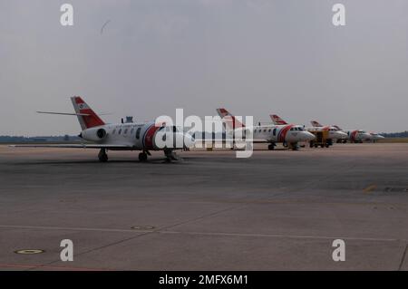 Aircrafts - HU-25 Guardian - 26-HK-55-39. Nose of HU-25 on ramp ...