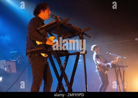 Wombats in concert from Terminal 5 in New York Stock Photo - Alamy