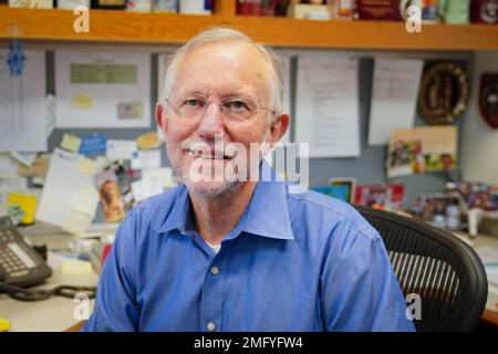 Charles M. Rice, professor of virology at Rockefeller University, poses ...