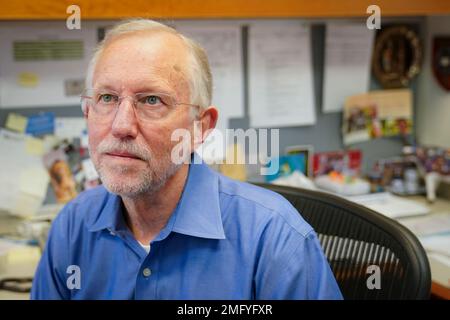 Charles M. Rice, professor of virology at Rockefeller University, poses ...