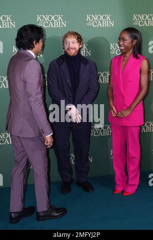 (left to right) Rupert Grint, Nikki Amuka-Bird and Ben Aldridge ...