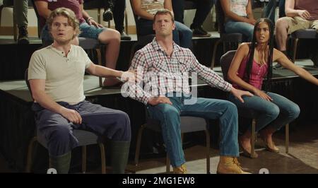 LETTERKENNY, from left: Clark Backo, Jared Keeso, Prostate', (Season 10 ...