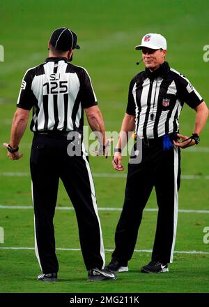 American football referee stands on the football field Stock Photo - Alamy
