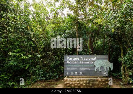 Parque Nacional Volcán Tenorio Sign Stock Photo - Alamy