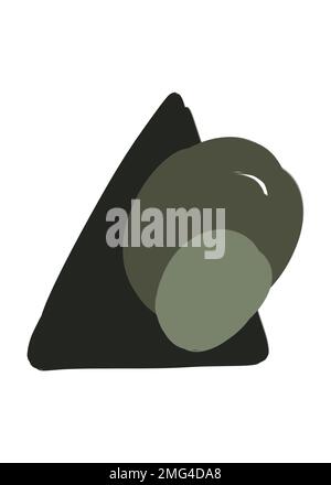 Illustration with various geometric shapes and various colors Stock ...