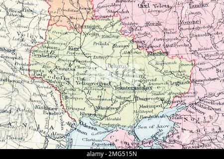 1935 Pre-WW2 atlas map of Poland in Europe Stock Photo - Alamy