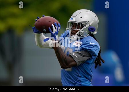 Detroit Lions cornerback Dee Virgin (30) catches a pass during their ...