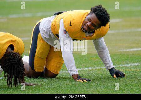 Pittsburgh Steelers safety Antoine Brooks Jr. (25) and cornerback Joe ...