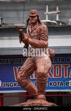 Soedanco Soepriyadi monument. He is Indonesian hero from Blitar and the ...
