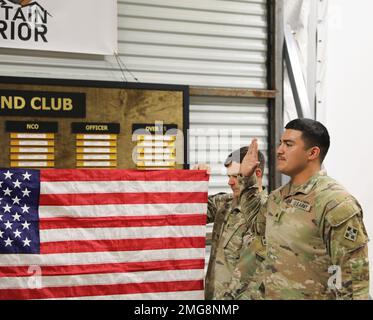 Sgt. David Luna with Charlie Company, 1st Battalion 41st Infantry ...