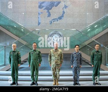 Lt. Gen. James Jacobson, Pacific Air Forces deputy commander, speaks in ...