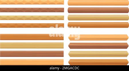 Horizontal pattern of wooden textured slats with timber print Stock ...