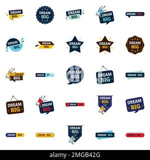 Dream Big Versatile vector images for realizing big goals 25 pack Stock Vector Image & Art - Alamy
