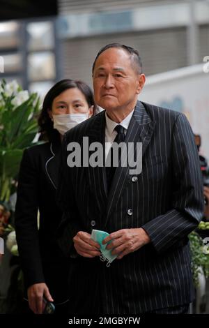 Gigi Chao, daughter of the Hong Kong tycoon Cecil Chao Sze-tsung, poses ...