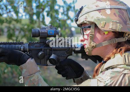 U.S. Army Spc. Faith Hicks, air defense battle management system ...