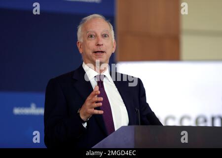 Accenture Federal Services chief executive John Goodman is seen ...