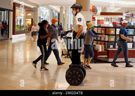 mall security guard on a segway at The Florida Mall enclosed shopping ...