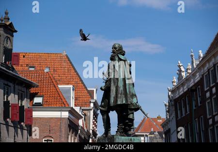 Statue of Jan Pieterszoon Coen who was an officer of the Dutch East ...