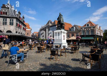 Statue of Jan Pieterszoon Coen who was an officer of the Dutch East ...