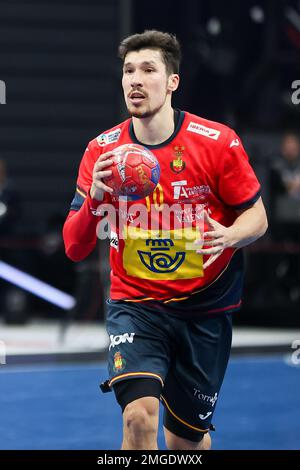 Danzig, Poland. 25th Jan, 2023. Handball: World Cup, final round ...