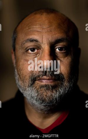 Egyptian director and playwright Ahmed El Attar photographed before the ...