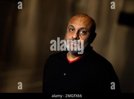Egyptian director and playwright Ahmed El Attar photographed before the ...