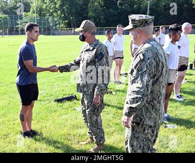GREAT LAKES, Ill. (Aug. 24, 2022) Rear Adm. Pete Garvin, commander ...