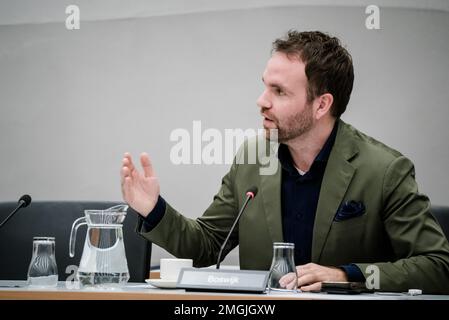 THE HAGUE - Derk Boswijk (CDA) during the swearing-in ceremony as a ...