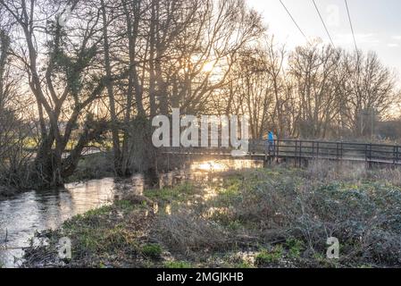 Fordingbridge Hampshire, floods Stock Photo - Alamy