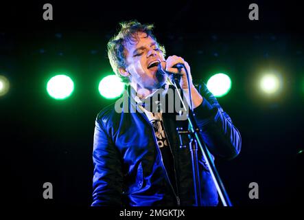 Actor and singer Michael C. Hall performs with his band Princess Goes ...