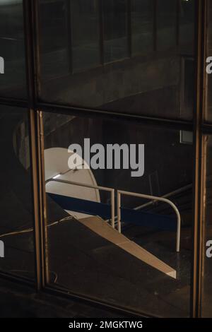 Baghramyan metro station in Yerevan at night captured in ...