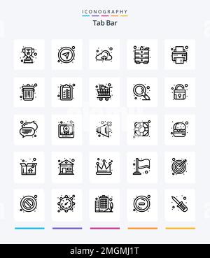 Bar table icon. Outline Bar table vector icon for web design isolated ...