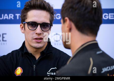 1/26/2023 - Sacha Fenestraz, Nissan Formula E Team during the Formula E ...