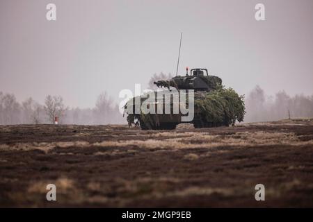 Altengrabow, Germany. 26th Jan, 2023. The Puma infantry fighting ...