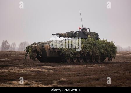 Altengrabow, Germany. 26th Jan, 2023. The Puma infantry fighting ...