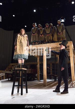 Madeleine Worrall (Jane), Craig Edwards (Lockwood) in JANE EYRE at the ...