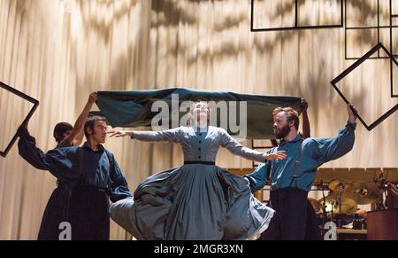 centre: Madeleine Worrall (Jane) in JANE EYRE at the Bristol Old Vic ...