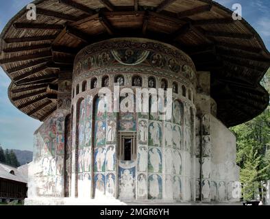 Voronet Monastery,founded in the 15th century,located in Voronet ...