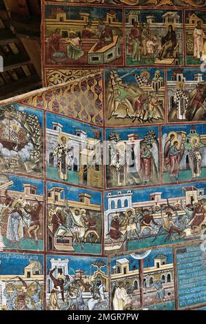 Voronet Monastery,founded in the 15th century,located in Voronet ...