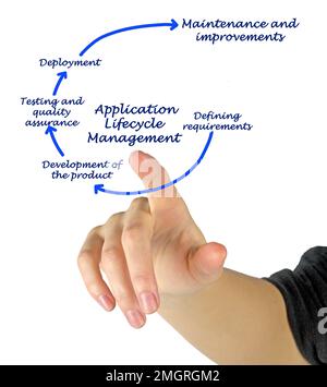 Components of Application Lifecycle Management Stock Photo - Alamy