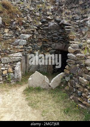 Cairn of Barnenez - neolithic monument in Brittany. It was built around ...
