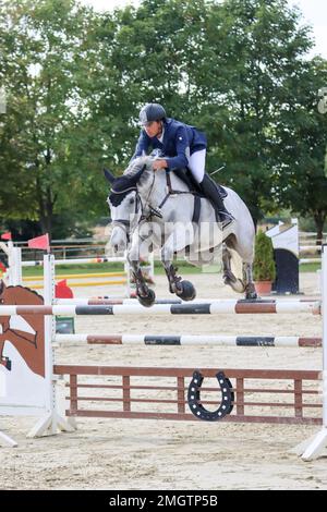 official show jumping tournaments in germany Stock Photo - Alamy