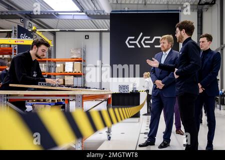 HELMOND - King Willem-Alexander is given a guided tour during the ...