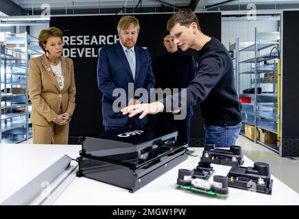 HELMOND - King Willem-Alexander is given a guided tour during the ...
