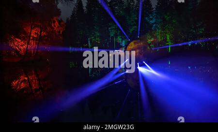 The Enchanted Forest, Faskally Wood, Pitlochry Stock Photo - Alamy