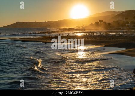 Idyllic impression around Santo Stefano al Mare, a comune in the ...