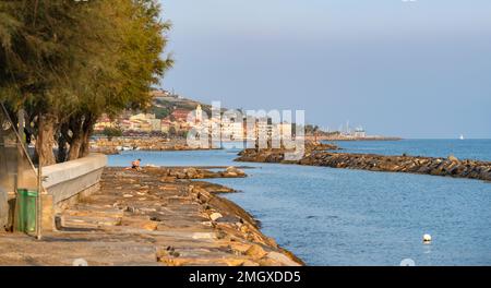 Idyllic impression around Santo Stefano al Mare, a comune in the ...