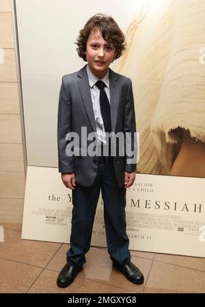 Adam Greaves-Neal seen at the Focus Features "The Young Messiah ...